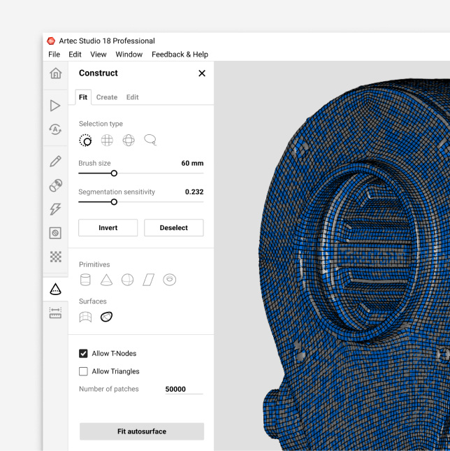 最佳3D扫描软件 | Artec Studio – 3D建模软件